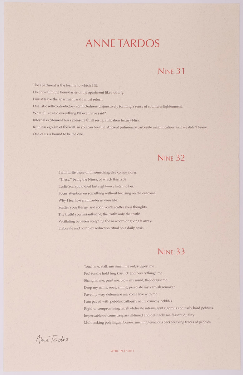 Nine 31; Nine 32; Nine 33 by Anne Tardos – Woodland Pattern